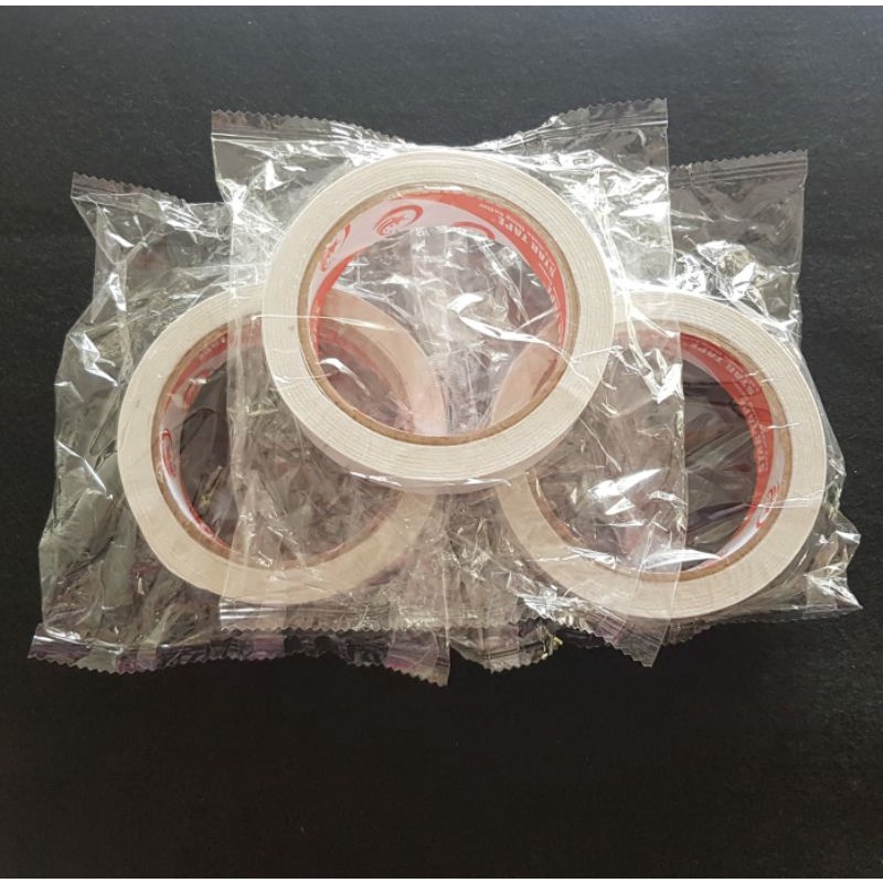 Jual DOUBLR TAPE / DABEL TIP TIPE KERTAS / SOLASI / ISOLASI BOLAK BALIK ...