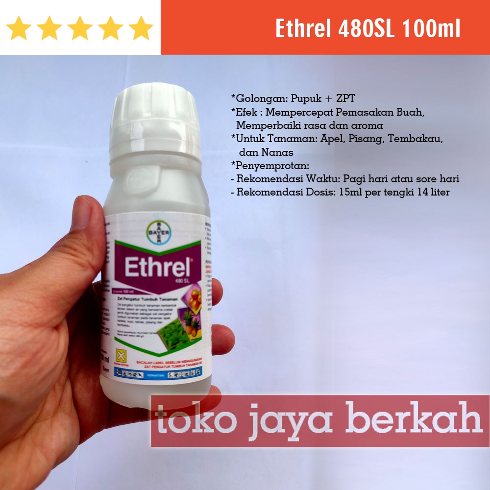 Jual Ethrel 480SL 100ml Zat Pengatur Tumbuh (ZPT)+ Hormon | Shopee ...