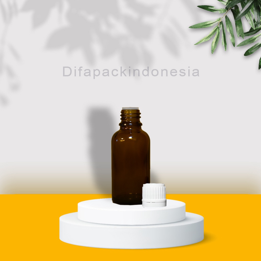 Jual BOTOL AMBER 30 ML / BOTOL FILLER 30 ML PUTIH COKLAT | Shopee Indonesia