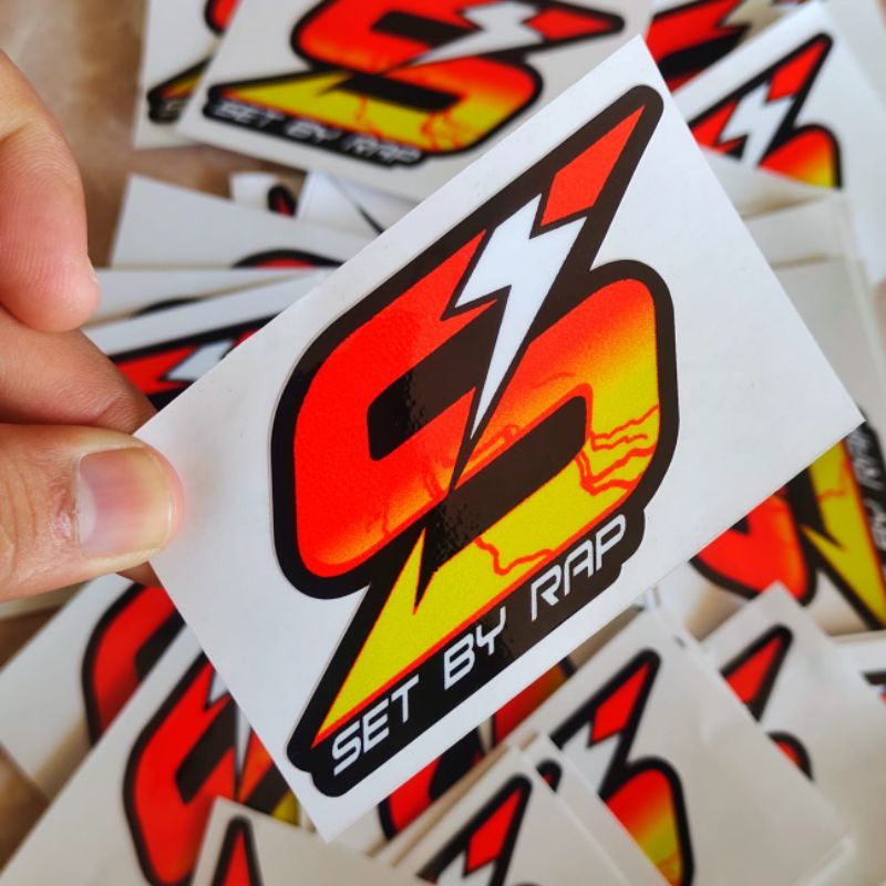 Jual sticker set by rap / sticker setbyrap | Shopee Indonesia