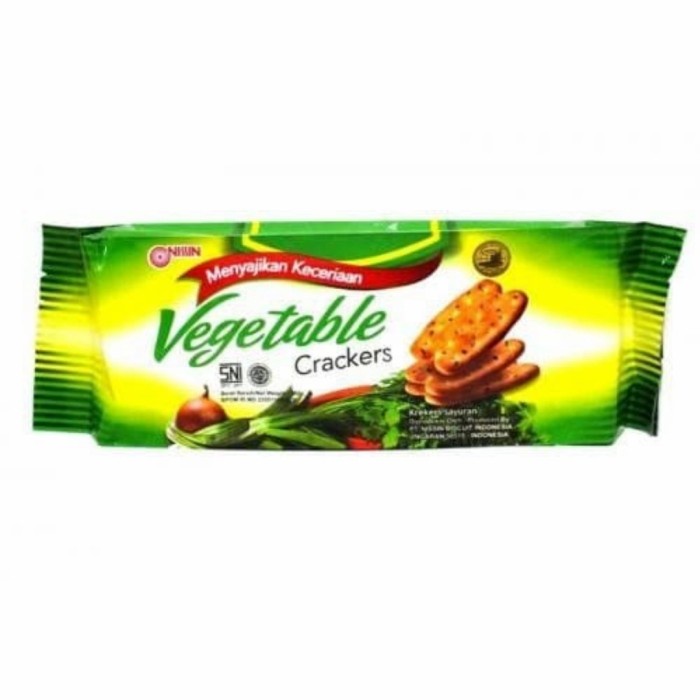 Jual NISSIN VEGETABLE CRACKERS / BISKUIT SAYURAN | Shopee Indonesia