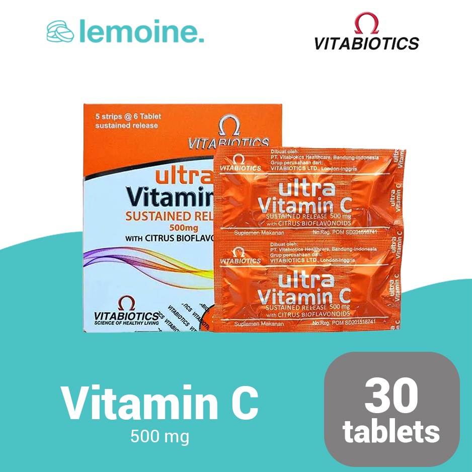 Jual Vitabiotics Ultra Vitamin C 500 Mg Sustained Release Shopee 0239