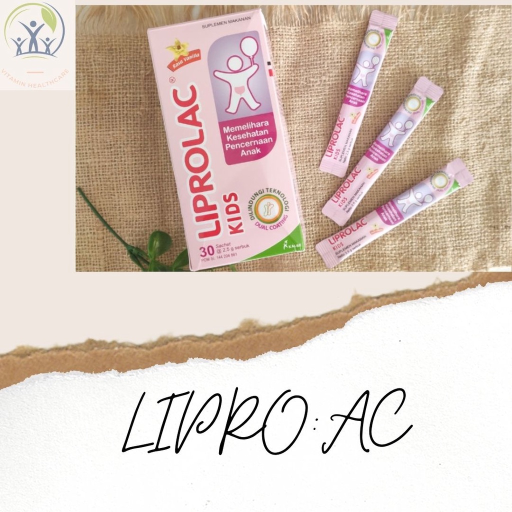 Jual LIPROLAC KIDS SACHET SUPLEMEN KESEHATAN PENCERNAAN ANAK | Shopee ...