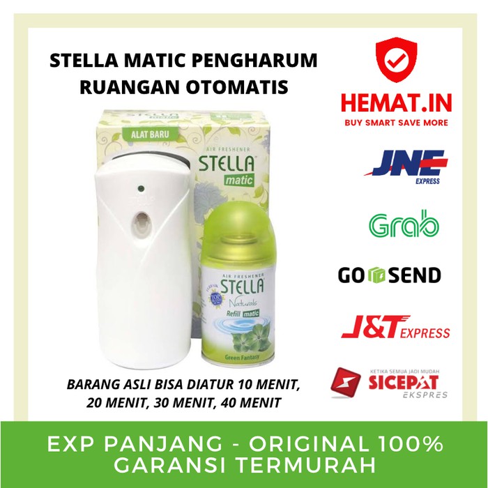 STELLA MATIC MESIN PENGHARUM RUANGAN OTOMATIS FREE ISI DAN BATERAI ...