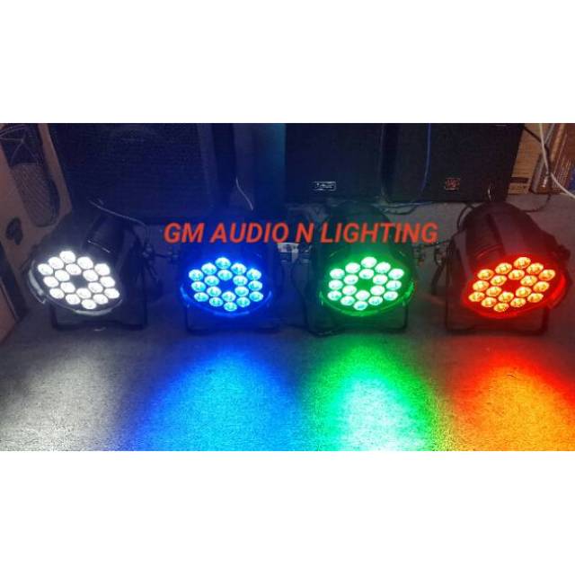 Jual Lampu parled 18x10w 4in1 lampu panggung lampu dekorasi pernikahan ...