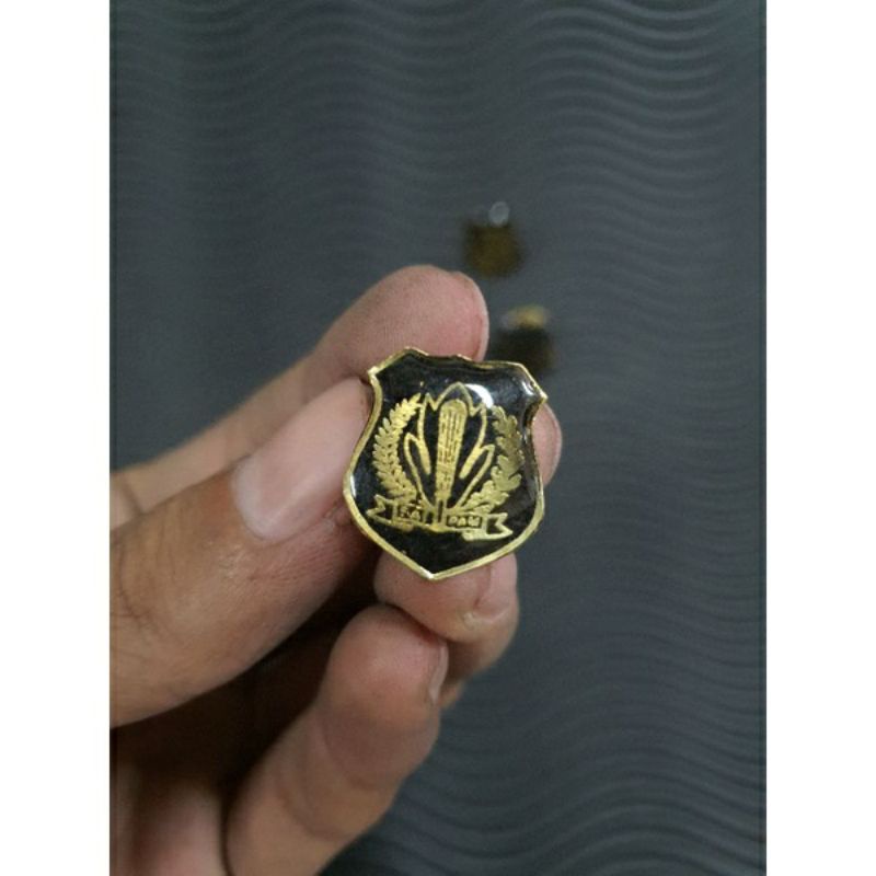 Jual Pin kerah satpam hitam | pin kerah | pin satpam kewenangan ...