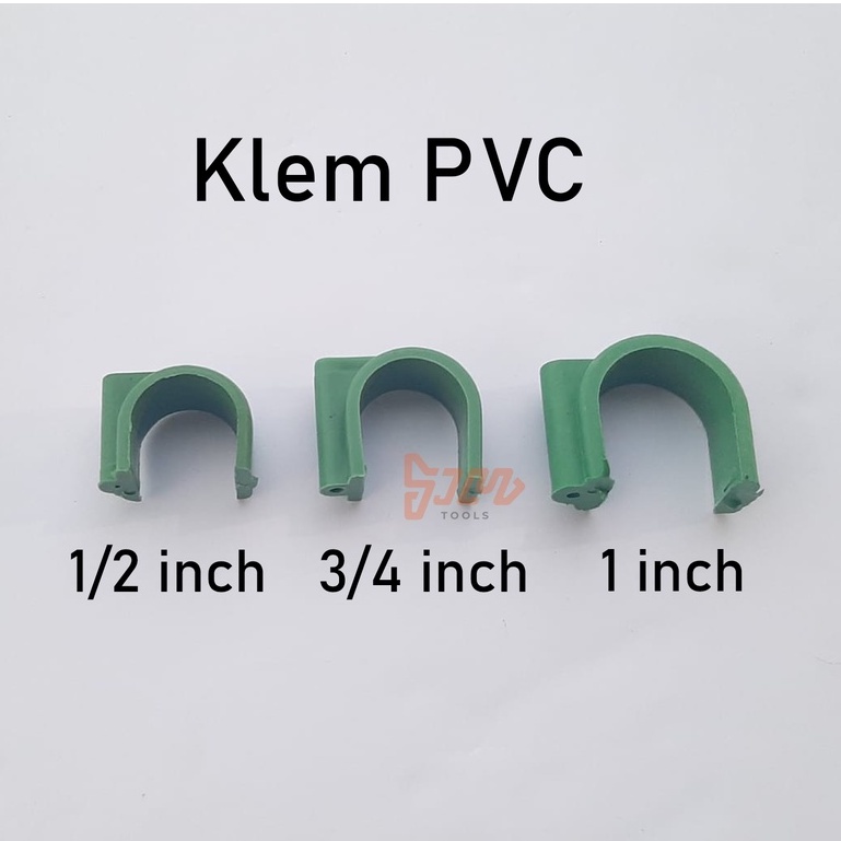 Jual Klem PVC Klem Pipa Klem Paralon 1/2", 3/4", 1" | Shopee Indonesia