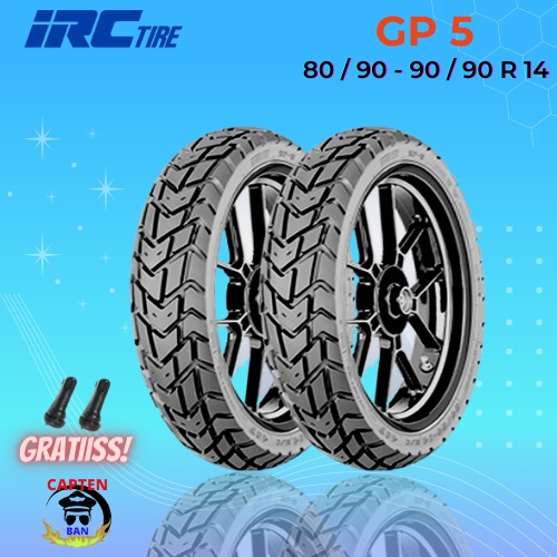 Jual Sepasang Ban Motor Matic // IRC GP5 80/90- GP5 90/90 Ring 14 ...