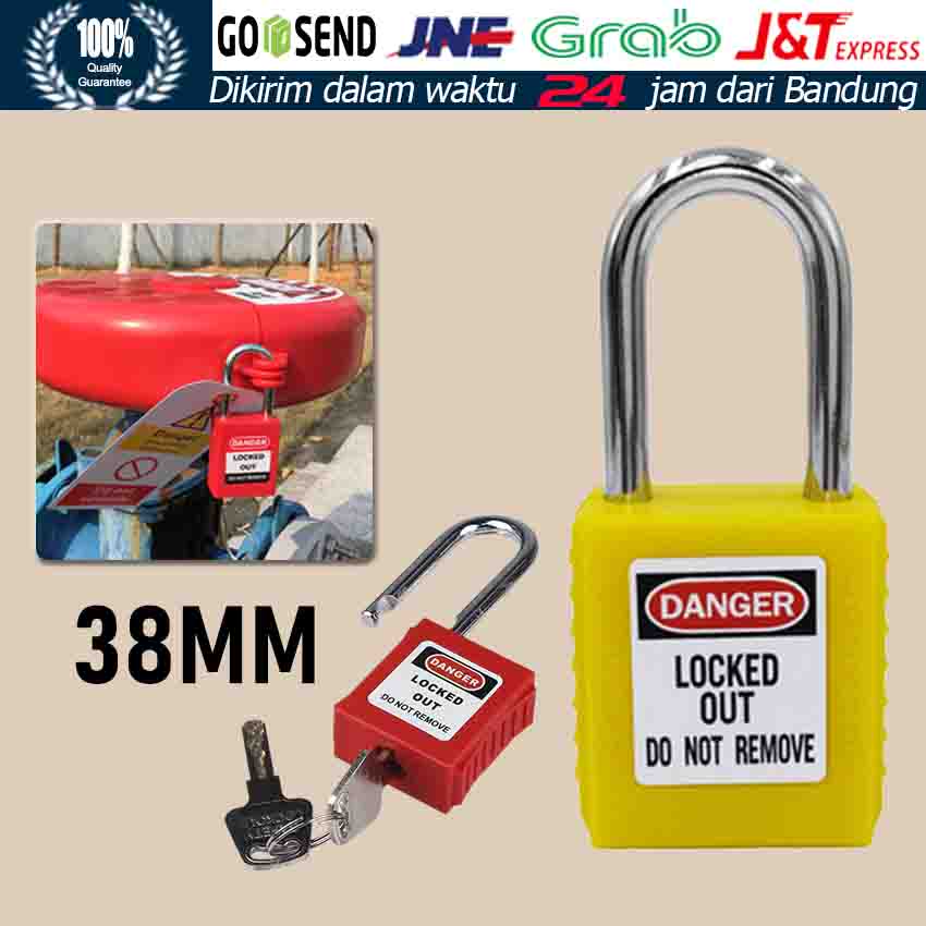 Jual Gembok Safety Equipment Loto Padlock 38mm Merah dan Kuing | Shopee ...