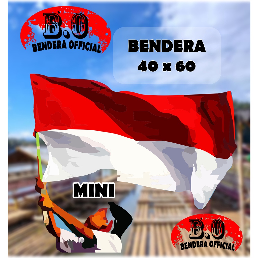 Jual BENDERA MERAH PUTIH/BENDERA INDONESIA 40 X 60 | Shopee Indonesia