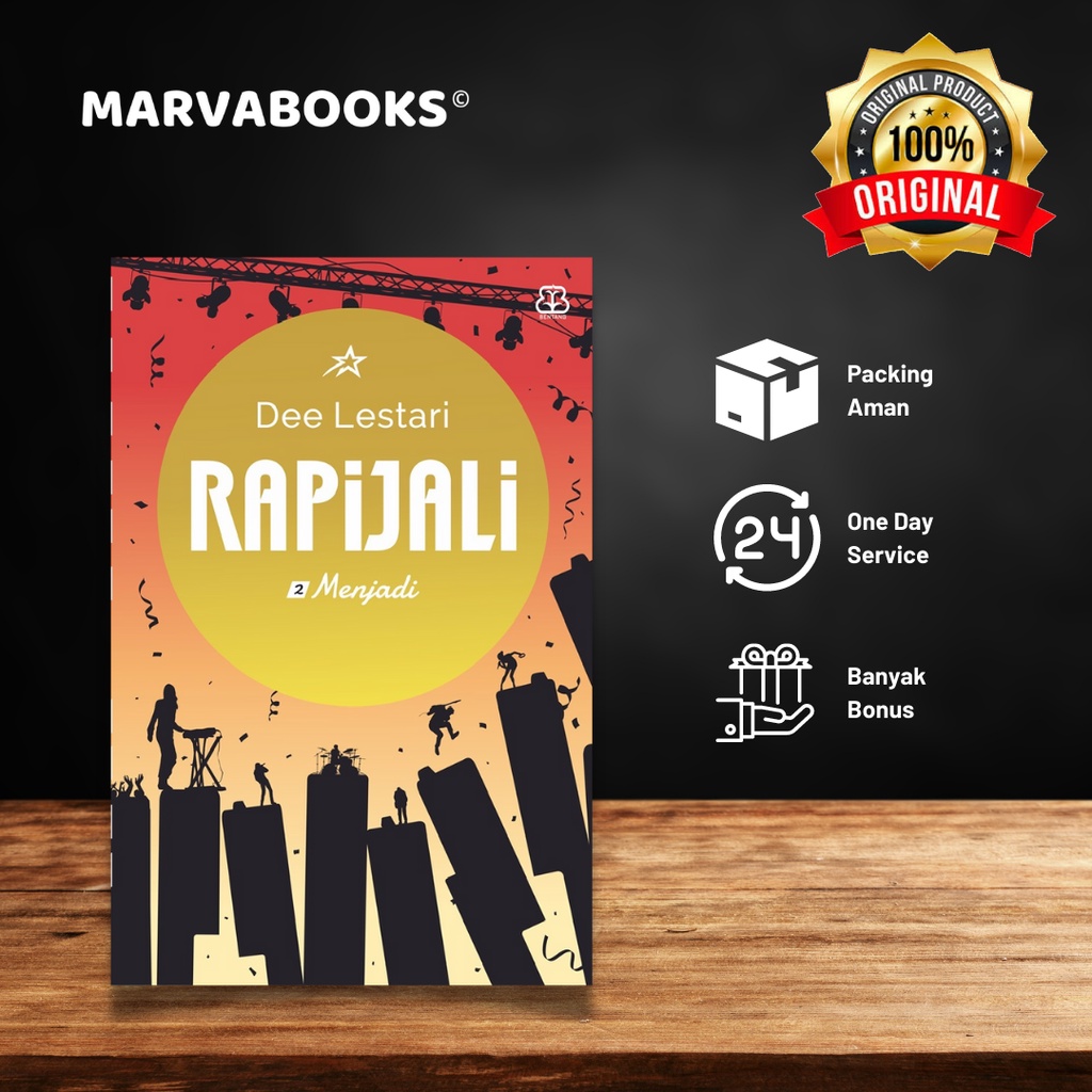 Jual Buku Novel Rapijali 2 Original Gramedia Dee Lestari Bentang ...