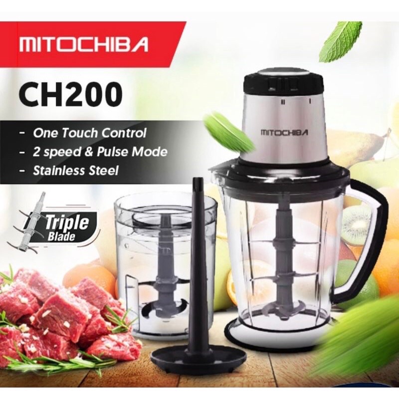 Jual Mitochiba CH-200 Food Chopper Kapasitas 2 Liter - Blender ...