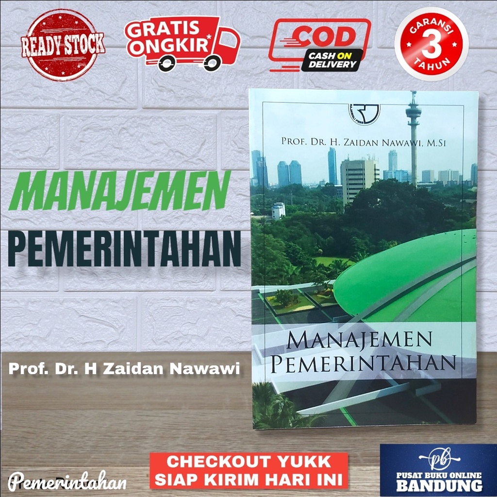 Jual MANAJEMEN PEMERINTAHAN Prof. Dr. H. Zaidan Nawawi M.Si | Shopee Indonesia