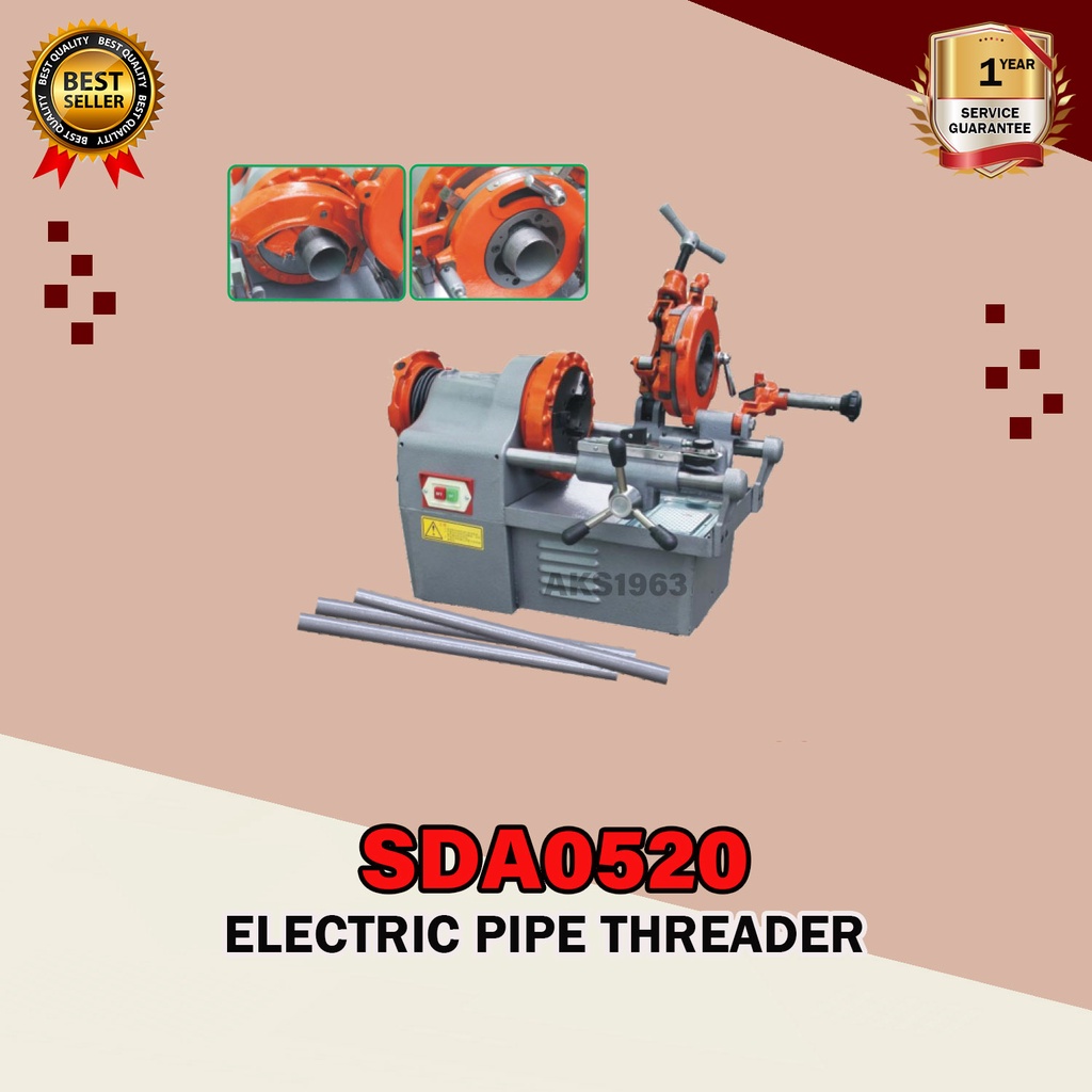 Jual Mesin Senai Pipa Listrik 28 Rpm Pipe Threading - 1/2" - 2 ...