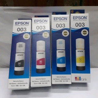 Jual Tinta botol epson 003 Black Cyan Magenta yellow L3110 L 3150 ...