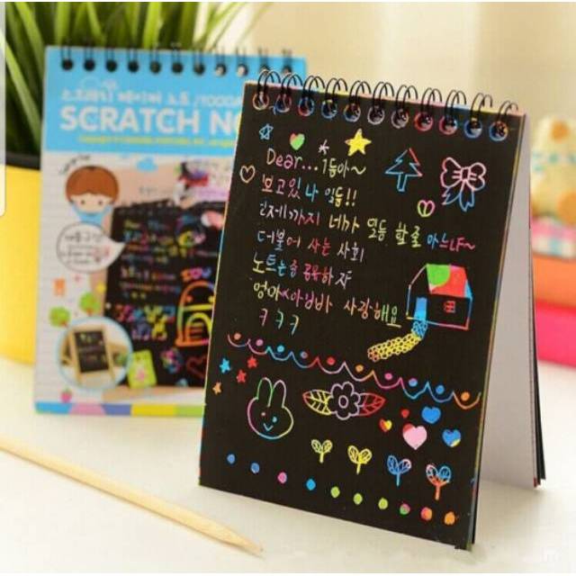 Jual BUKU GAMBAR MAGIC RAINBOW SCRATCH COLORFUL PAPER NOTE MINI ... Jual BUKU GAMBAR MAGIC RAINBOW SCRATCH COLORFUL PAPER NOTE MINI ...