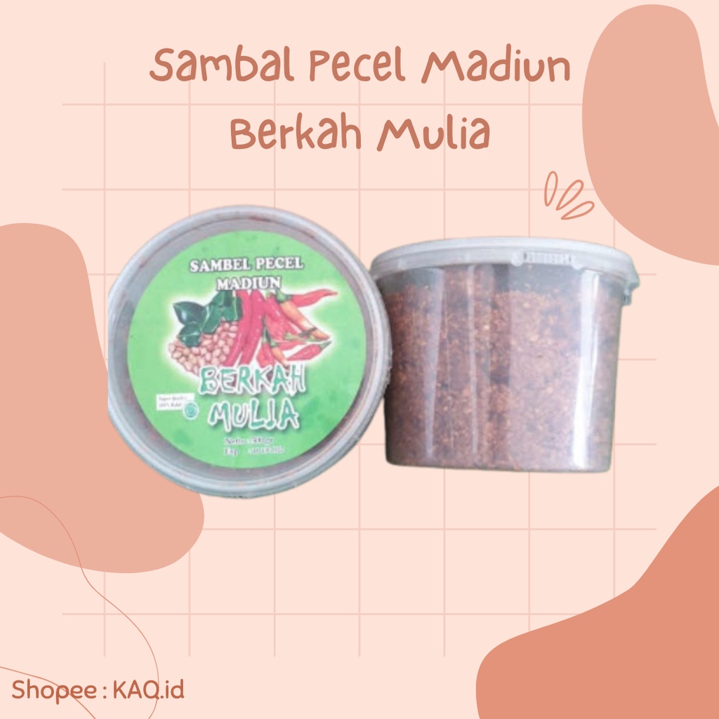 Jual Sambal Pecel Madiun Berkah Mulia / Sambal Pecel Asli Madiun ... Jual Sambal Pecel Madiun Berkah Mulia / Sambal Pecel Asli Madiun ...