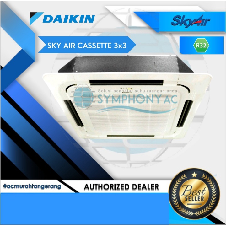 Jual AC CASSETTE DAIKIN 6 PK TIPE SKY AIR FCC140AV14 | Shopee Indonesia
