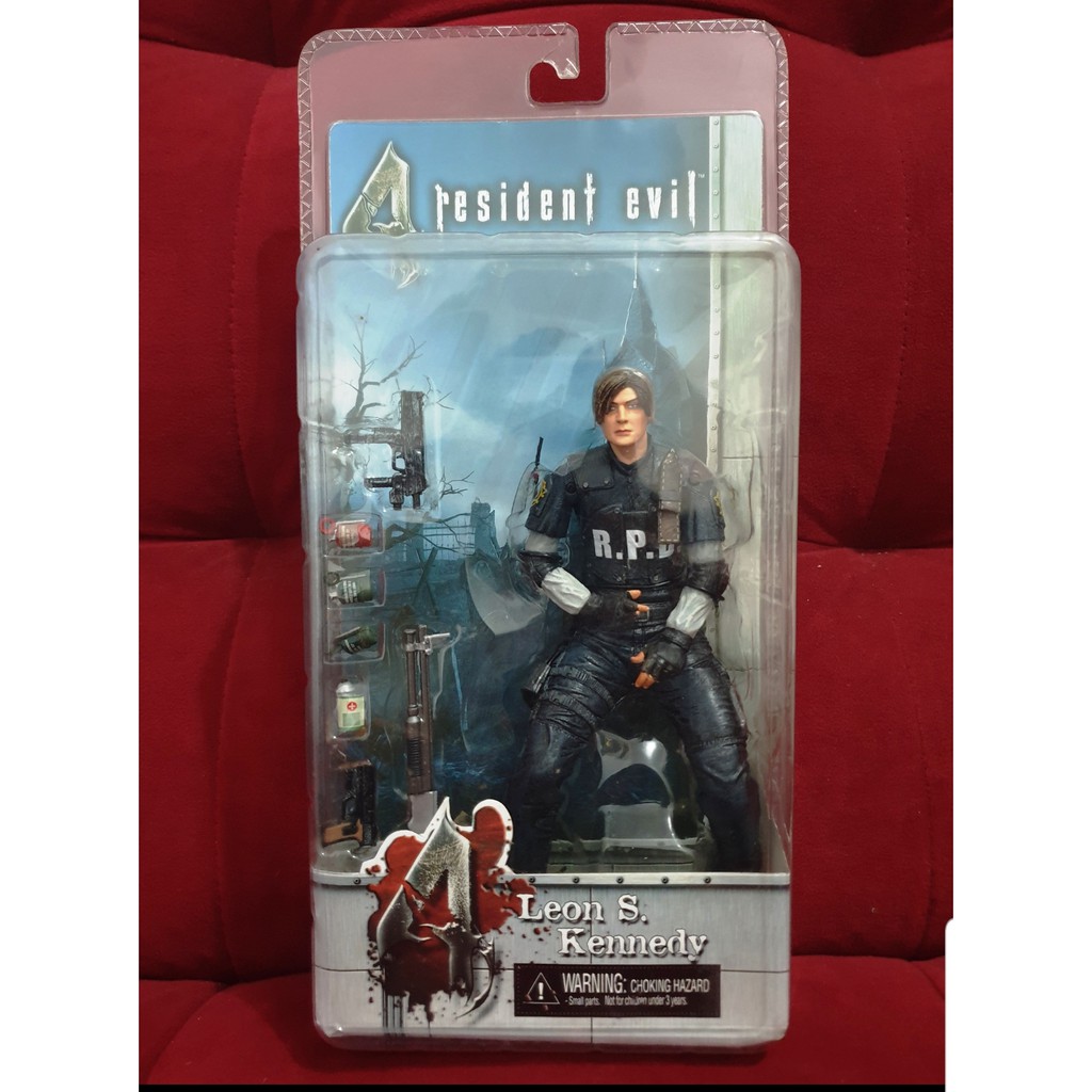 Jual NECA Resident Evil 4 Action Figure Leon S. Kennedy [RCPD | Shopee ...