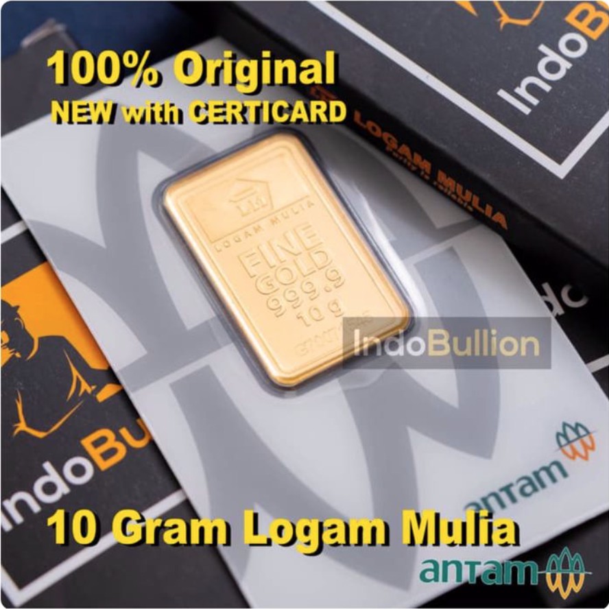 LM EMAS ANTAM 10 Gram, LOGAM MULIA TERBARU | Shopee Indonesia