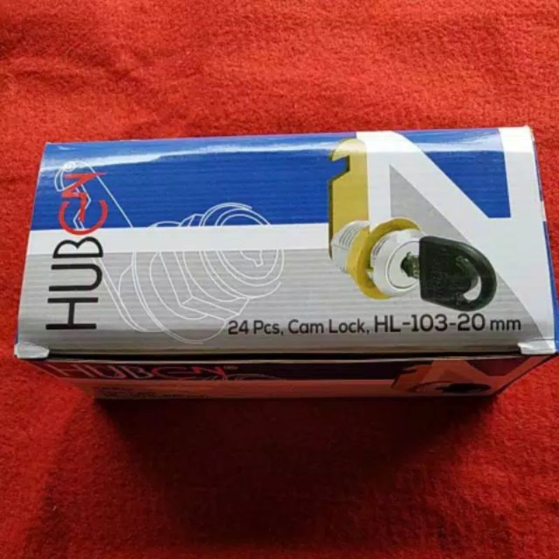 Jual Kunci Loker Kait Cam Lock Camlock 20 mm /Locker/Lemari / Box Panel / Box Motor merk Huben ...