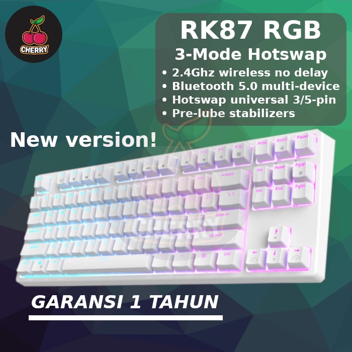 Jual Royal Kludge RK87 / RK987 RGB 3-mode Hotswap Wireless Bluetooth ...