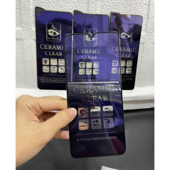 Jual Ceramic Blue Clear Samsung A31 A41 A51 A71 A81 A91 A22 4g