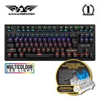 Jual Keyboard Gaming Mechanical ARMAGEDDON MKA-3C 2019 NEW | Shopee ...
