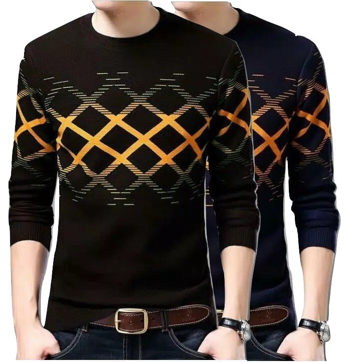Jual Sweater Pria Rajut Hexa Tribal Sweater Rajut Tribal Indonesia ...