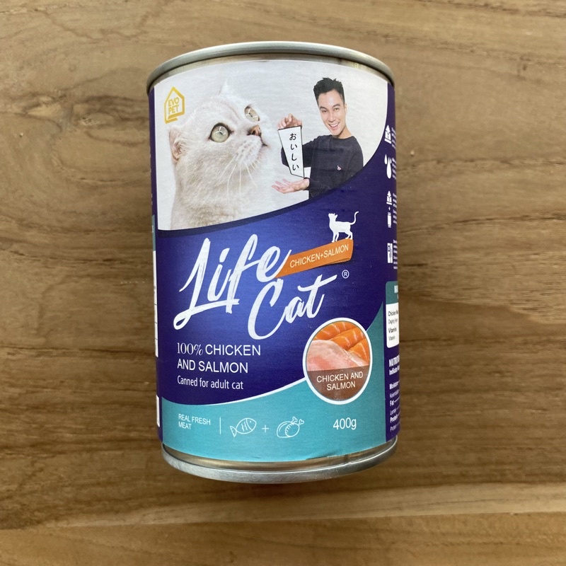 Jual Life Cat Kaleng Chicken&Salmon Adult 400gr | Makanan Kucing Basah ...