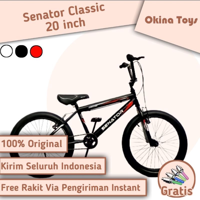 Jual Sepeda BMX Senator Classic 20 inch sepeda anak Laki-laki anak cowo ...