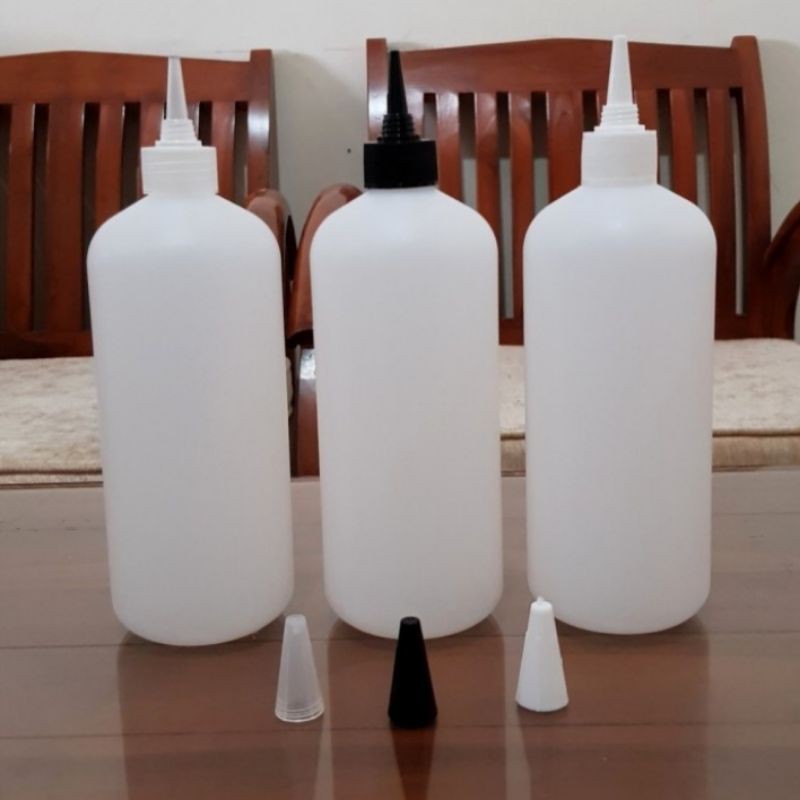 Jual Botol Plastik Tinta 500 ML / Botol Kerucut 500 ML / Botol Tetes ...