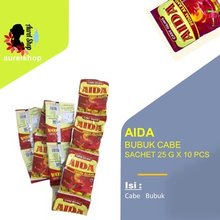 Jual AIDA Bubuk Cabe kemasan Sachet @25 gram | Shopee Indonesia