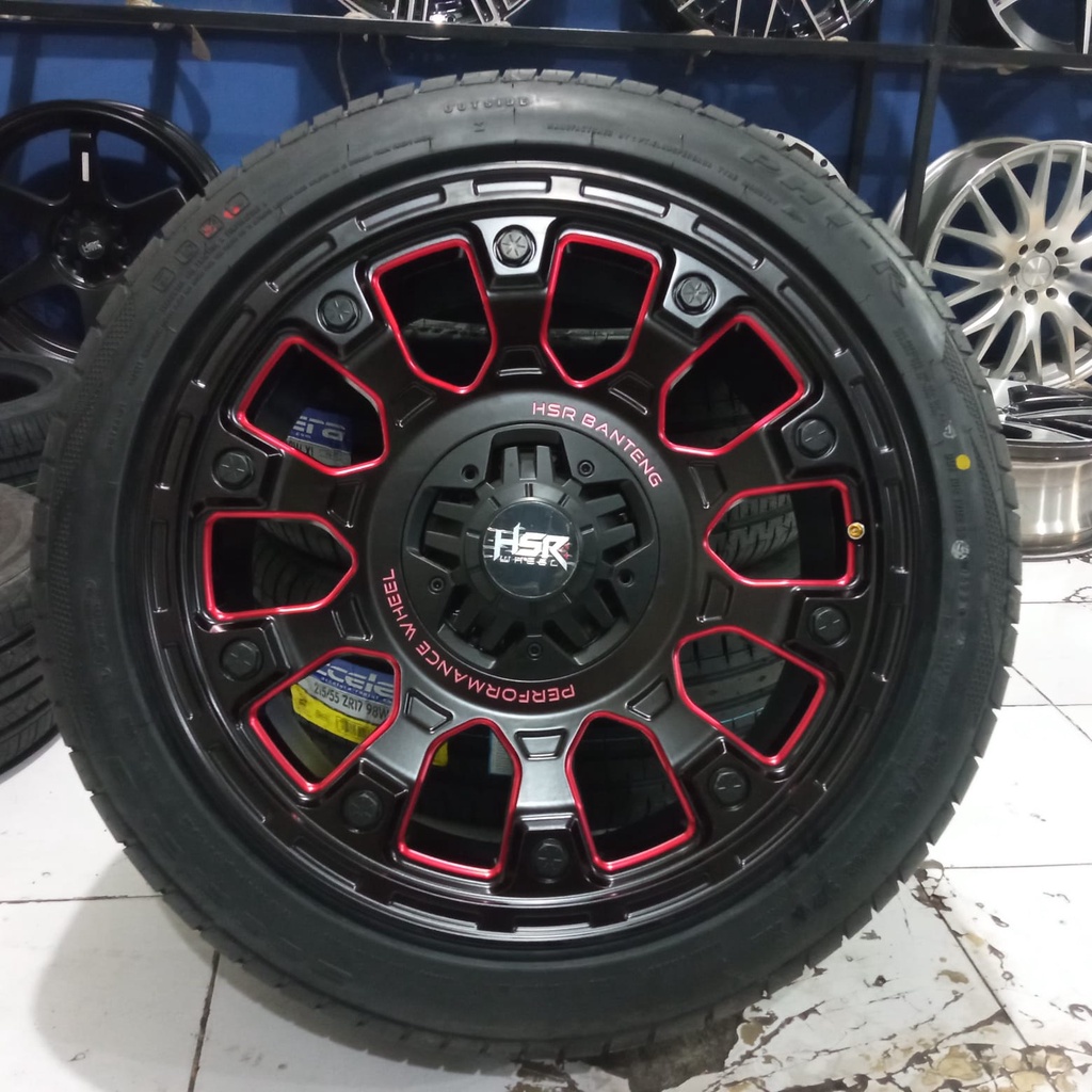 Jual velg mobil racing Ring 18 + Ban 215 50 R18 Accelera PHI velg xpander innova pnp | Shopee ...