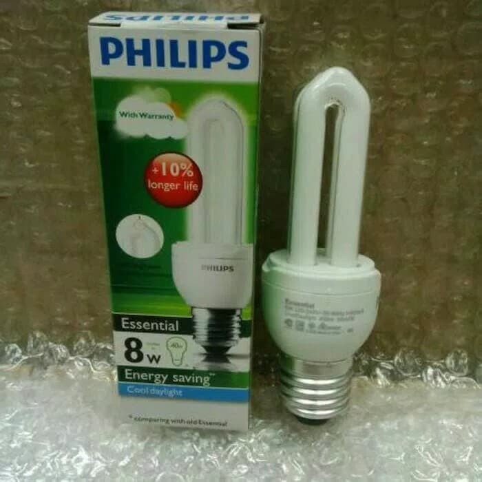 Jual Lampu bohlam Philips Phillips essential 8w 8watt 8 watt | Shopee ...