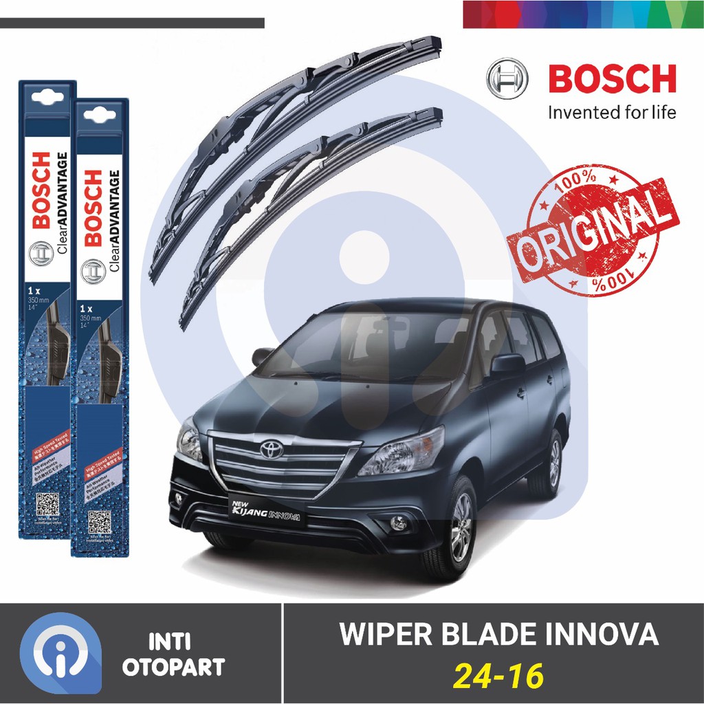 Jual Wiper Blade INNOVA (Bosch Advantage Frame) 16 dan 24 inch | Shopee ...
