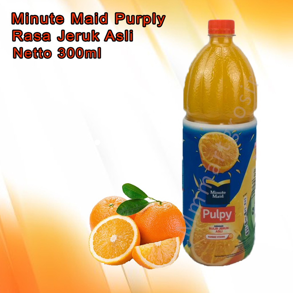 Jual Minute Maid / Pulpy / Orange / Minuman buah jeruk / 1000ml ...