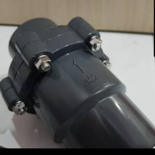 Jual Check Valve PVC 1 1/2" inch KDJ / check valve checkvalve 1.5 inch ...
