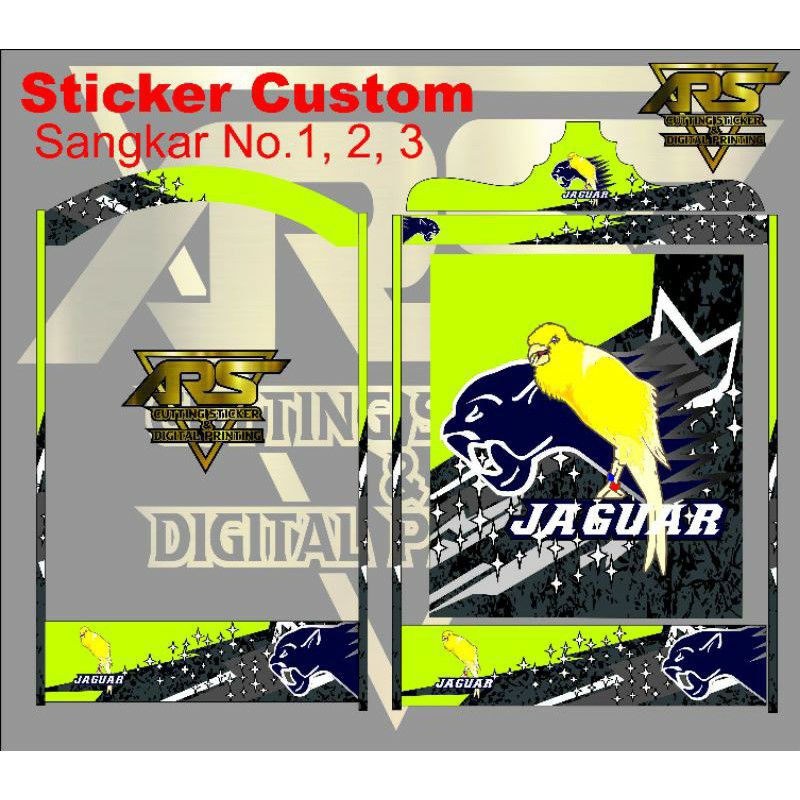 Jual Sticker kandang burung - Decal sticker Sangkar Burung | Shopee ...
