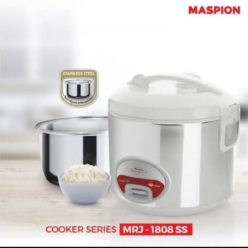 Jual Rice cooker / magic com / magic cooker Maspion MRJ 1808 SS/MS ...