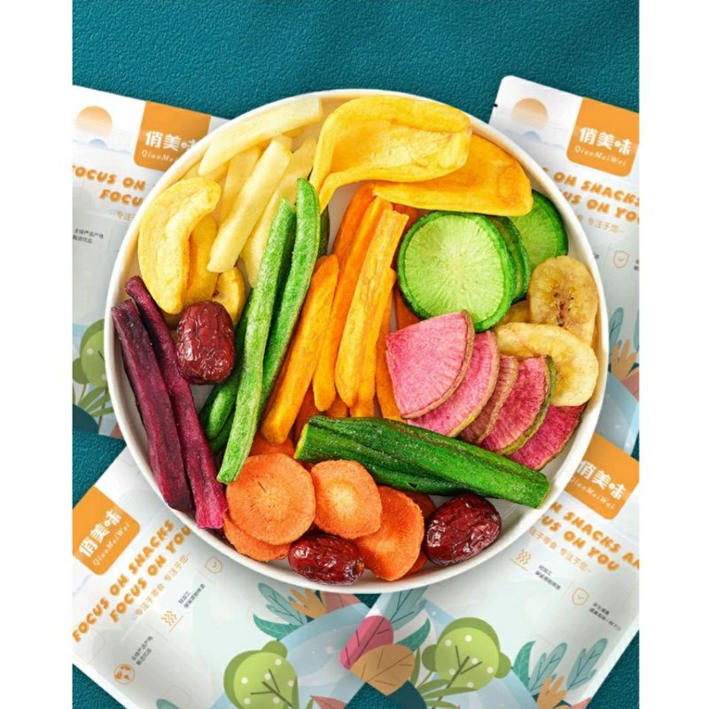 Jual Snack cemilan crispy sayuran buah import | Shopee Indonesia