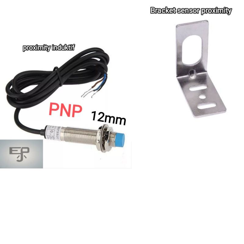 Jual set sensor proximity induktif plus braket detector besi 12v 24v ...