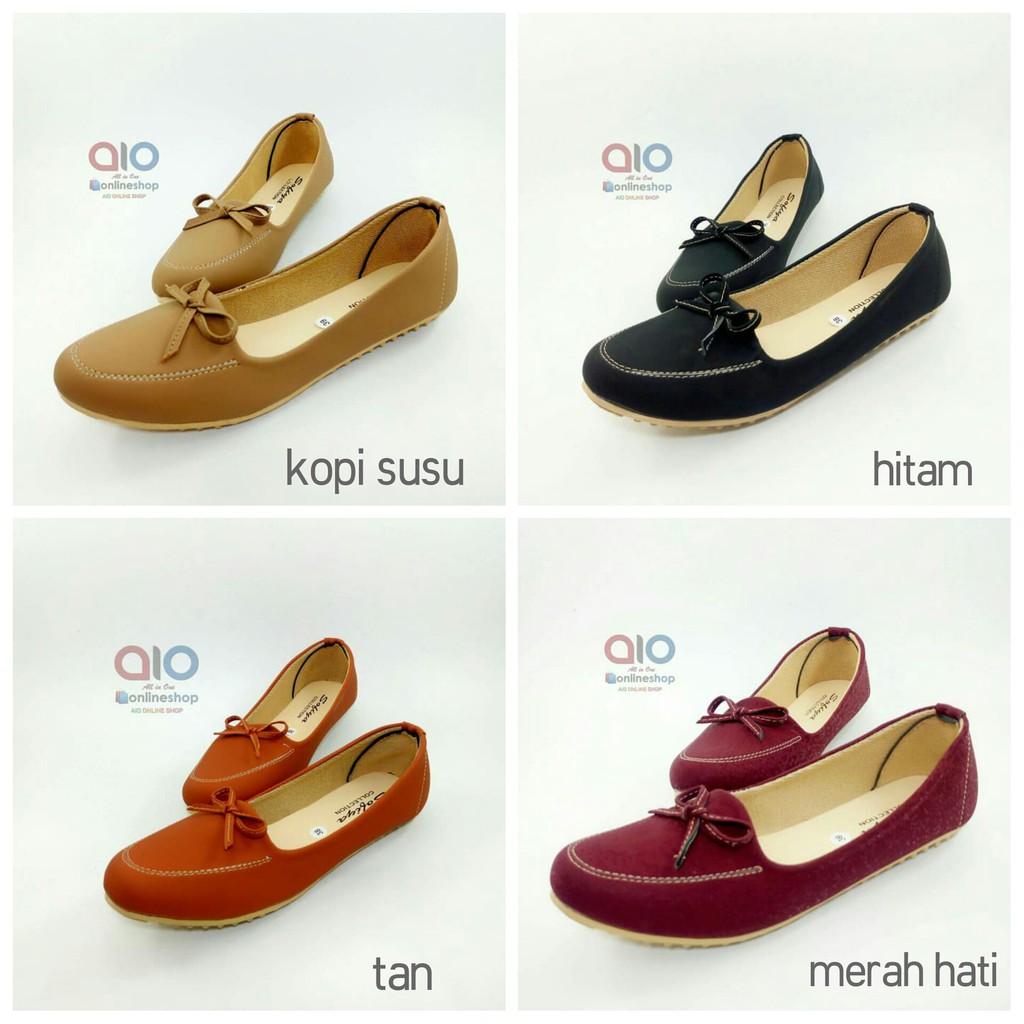 Jual Flatshoes Pita 37- 40 Sepatu Balet Wanita Flats Teplek Flat Shoes ...