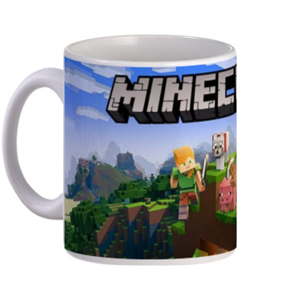 Jual Mug Minecraft Mug Gelas Gagang Polos Premium 325 ml | Shopee Indonesia