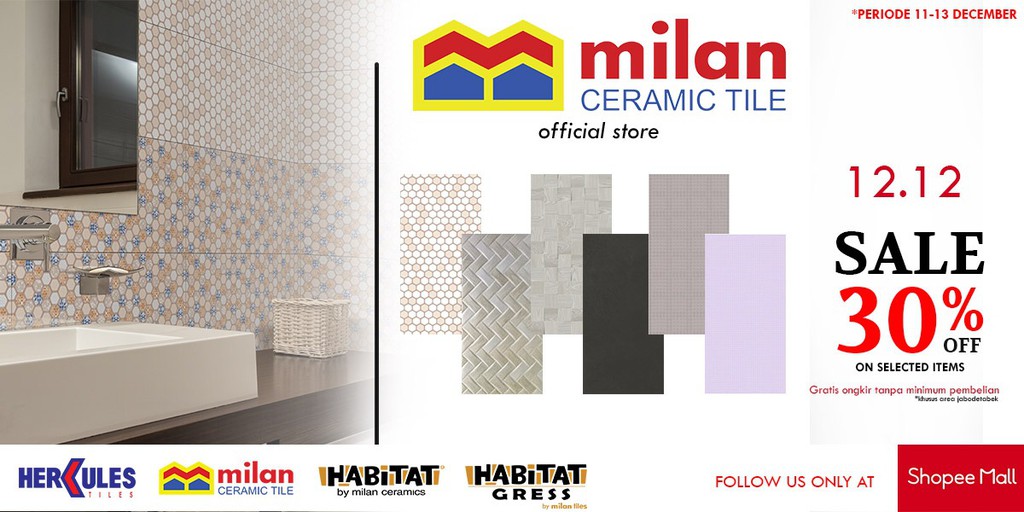 Toko Online Milan Tiles Official Shop | Shopee Indonesia