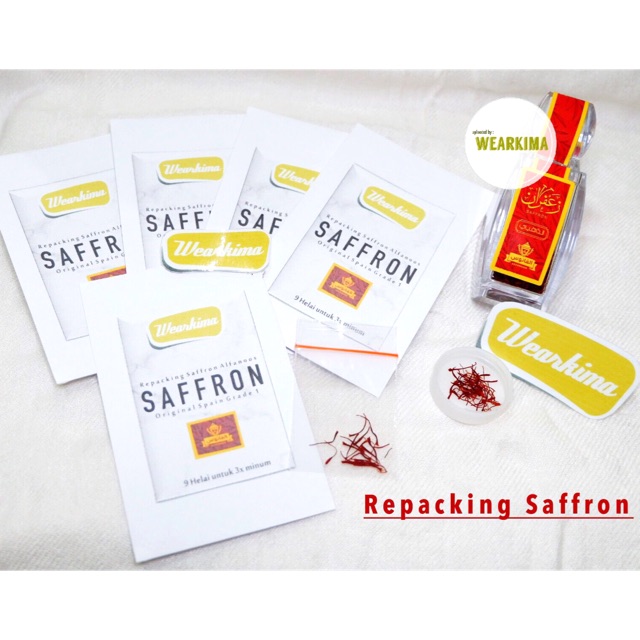 Jual REPACKING Saffron ORIGINAL Spain Grade 1 (3x minum) | Shopee Indonesia