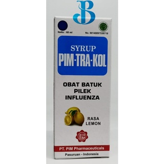 Jual Pimtrakol Syrup 60 ml rasa cherry lemon pim-tra-kol sirup | Shopee ...