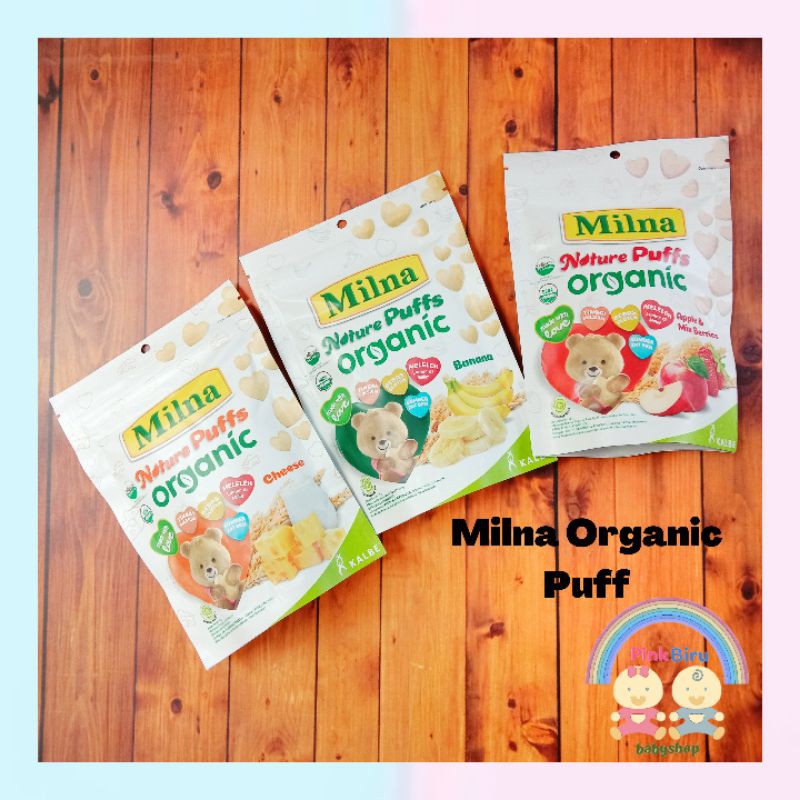 Jual MILNA NATURE PUFFS ORGANIC UNTUK BAYI USIA> 8 BULAN | Shopee Indonesia