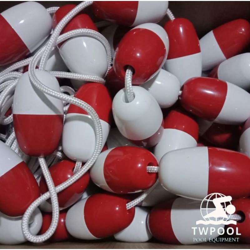 Jual pelampung kolam renang 10 pcs dan tambang 12 meter | Shopee Indonesia
