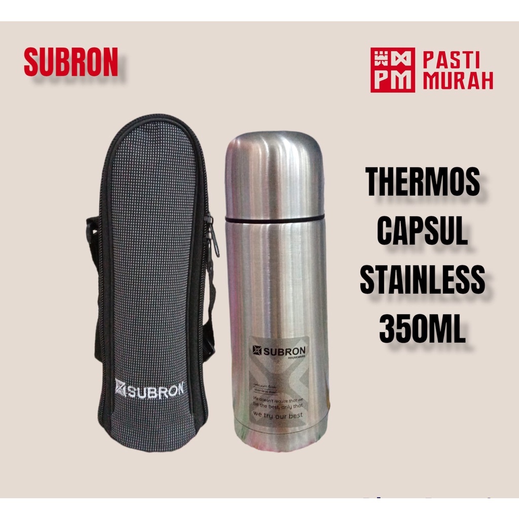 Jual THERMOS CAPSUL STAINLESS SUBRON 350ML | Shopee Indonesia